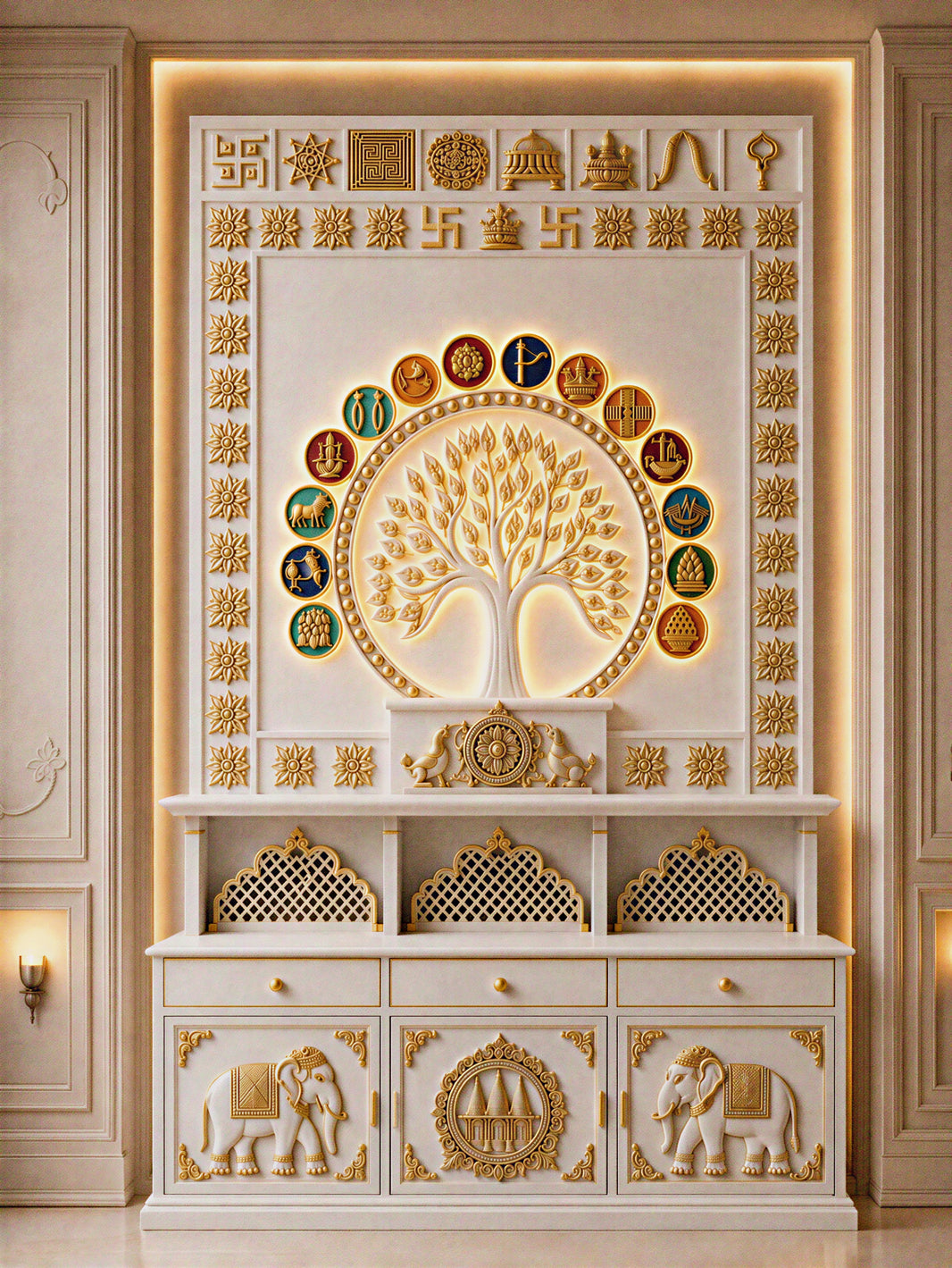 Mandir Design Ideas for Home (2026 Guide) | Satguru